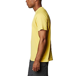 Columbia Men's PFG Respool Knit Short Sleeve, Sun Glow, Large