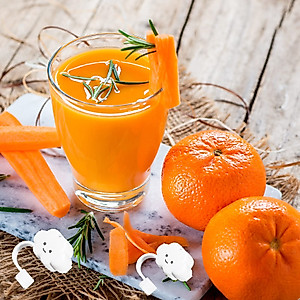 Silicone Straw Tips Cover 6 Pack Reusable Cloud Shape Straw Covers Protector Cute Straw Plugs Drinking Straw Tips Lids Anti-dust Silicone Straw Caps for 6-8 mm Straws (White Cloud style)