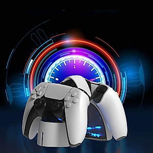 PS5 Charging Station,Dual Charging Dock for Play Station 5 Dualsense Game Controller Support Fast Charging