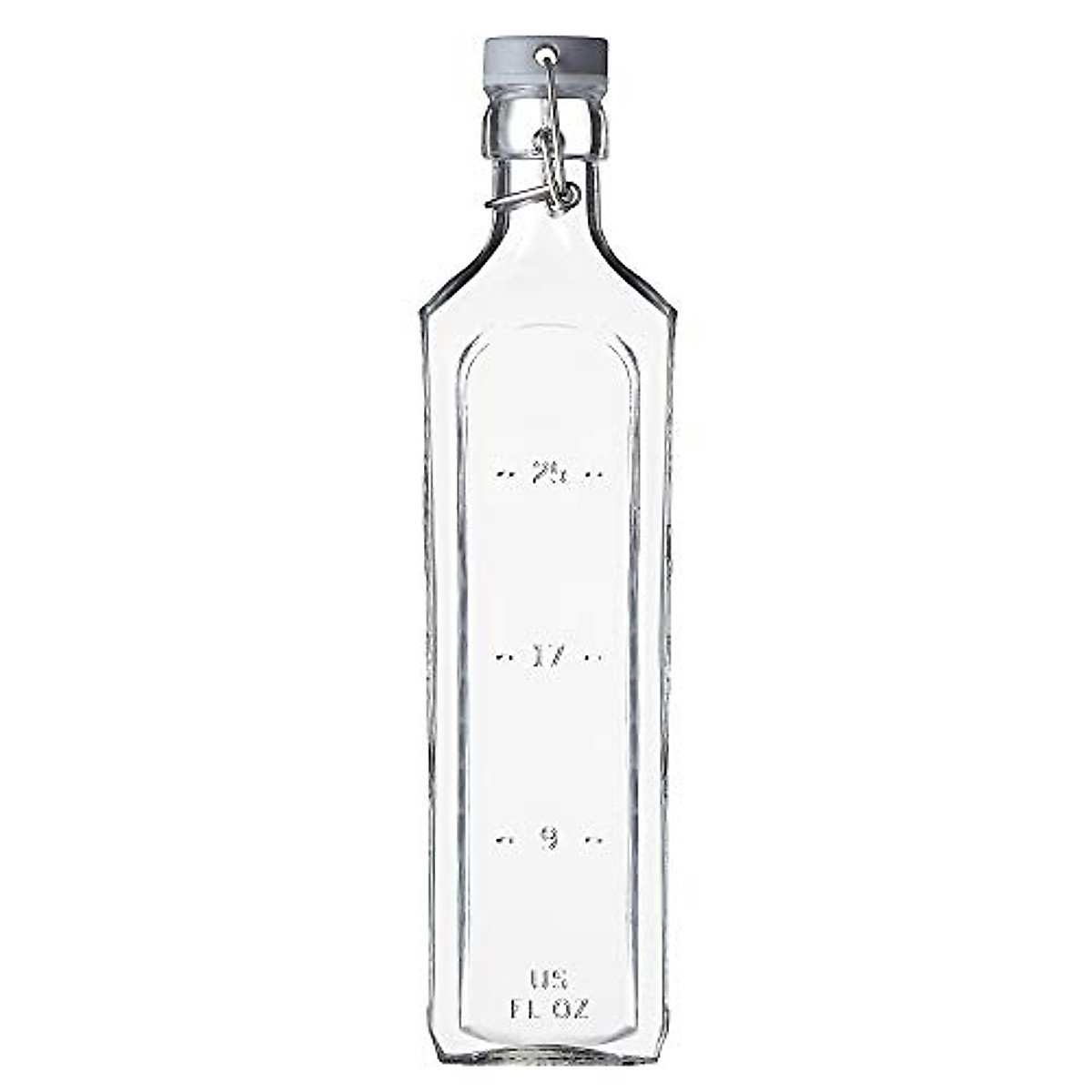 Kilner Clip Bottle, 33.8 fl oz (1 L), Clear