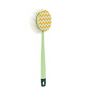 INGVY Dry Brushing Body Brush Bathroom Brush Long Handle Back Body Brush Bath Shower Scrubber Exfoliating Scrub Skin Massages Bathroom Products (Color : 2)