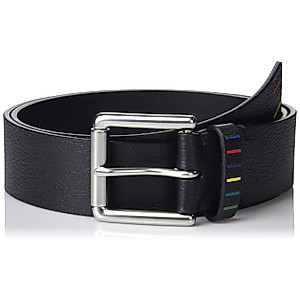 PS Paul Smith Men Belt Ps Reflective, Black, 34