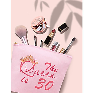 30th Birthday Gifts for Women, 30th Birthday Gifts Makeup Bag, Birthday Gifts for 30 Year Old Woman, Dirty 30 Gift, 30 Birthday Gifts for Women, 30th Birthday Mirror, 30th Birthday Cosmetic Bag