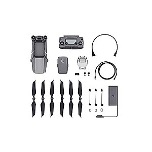 DJI Mavic 2 Pro - Drone Quadcopter UAV with Hasselblad Camera 3-Axis Gimbal HDR 4K Video Adjustable Aperture 20MP 1" CMOS Sensor, up to 48mph, Gray