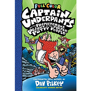 Captain Underpants and the Preposterous Plight of the Purple Potty People: Color Edition