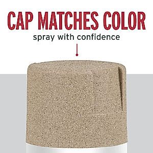 Rust-Oleum 223524-6PK Stops Rust Multi-Color Textured Spray Paint, 12 oz, Desert Bisque, 6 Pack, Beige