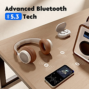 64GB MP3 Player with Bluetooth 5.3, AGPTEK 2.4 inch Screen Portable Music Player with Speaker, FM Radio, Voice Recorder, Real Built-in 64GB, Supports Expanded Up to 128GB