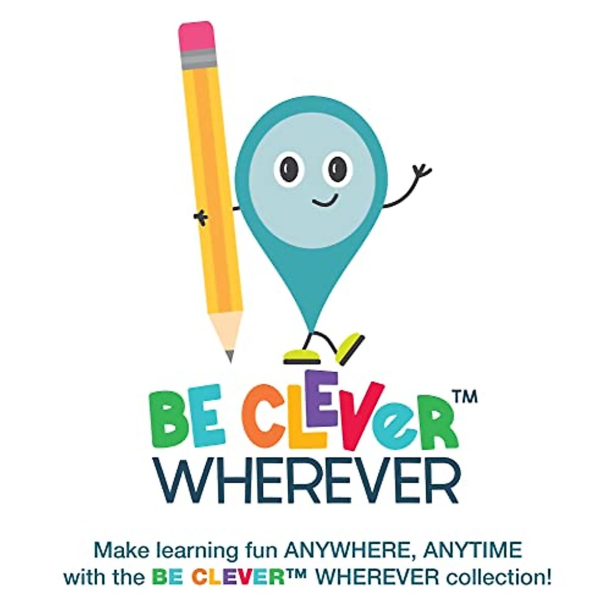 Be Clever Wherever Grade 5 Math Kit, 4th & 5th Grade Math Tool Kit, Word Problem Strategies, Intermediate Division Strategies, and Advanced Fractions Math Reference Books (17 Pc)