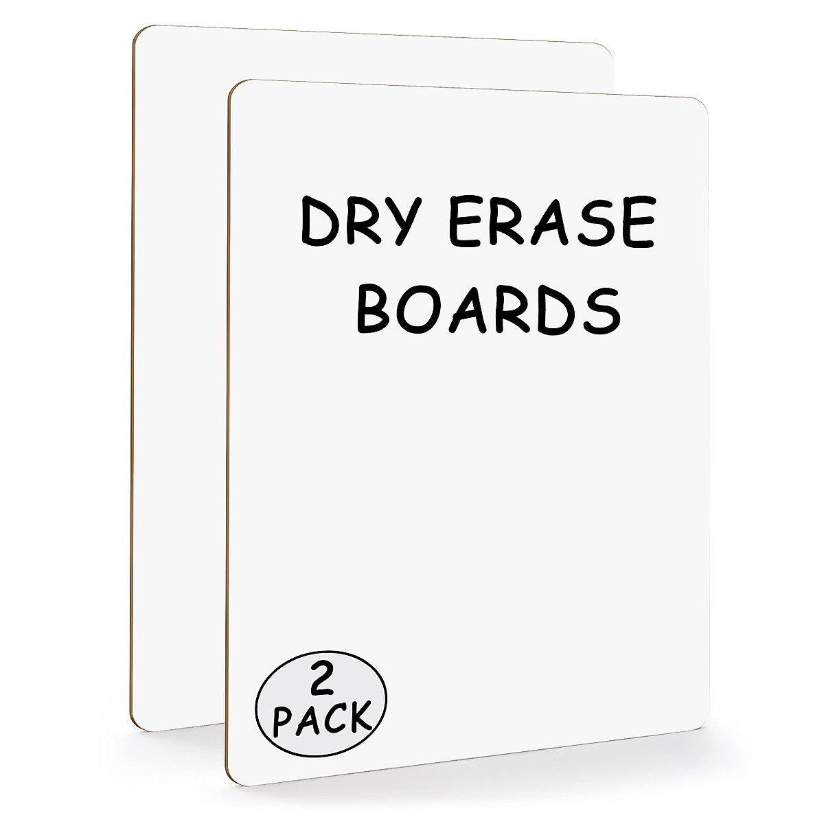 SCRIBBLEDO 2 Pack Small White Board Dry Erase Mini Whiteboard 9x12 Inch Small Dry Erase Board Marker Board Dry Erase Lapboards Handheld Personal White Boards for Students Small Whiteboard