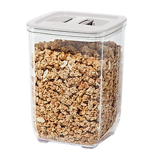 Oggi 5537.1 Stack-N-Store Square Canister White 62oz