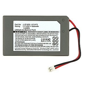 MPF Products LIP1472 LIP1859 Battery Pack Replacement Compatible with Sony Playstation 3 PS3 SIXAXIS Wireless Controller with Installation Tools