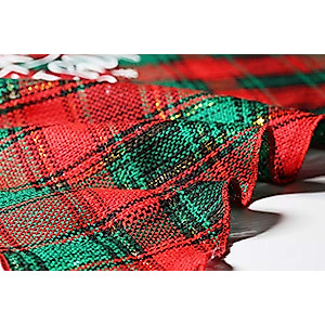 Christmas Bandana for Dogs,2 Pack Plaid Dog Bandanas Set for Xmas Holiday