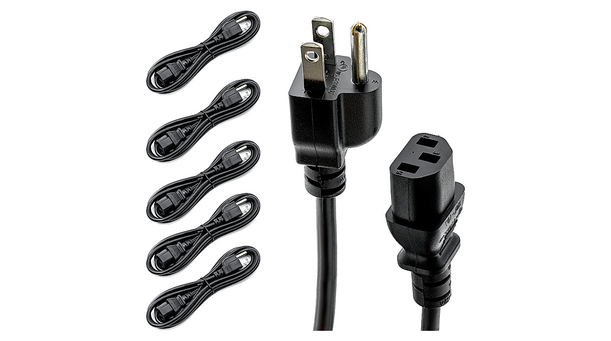 Rebuild Skills Power Cord - UL Approved, 5 Pack, 6FT