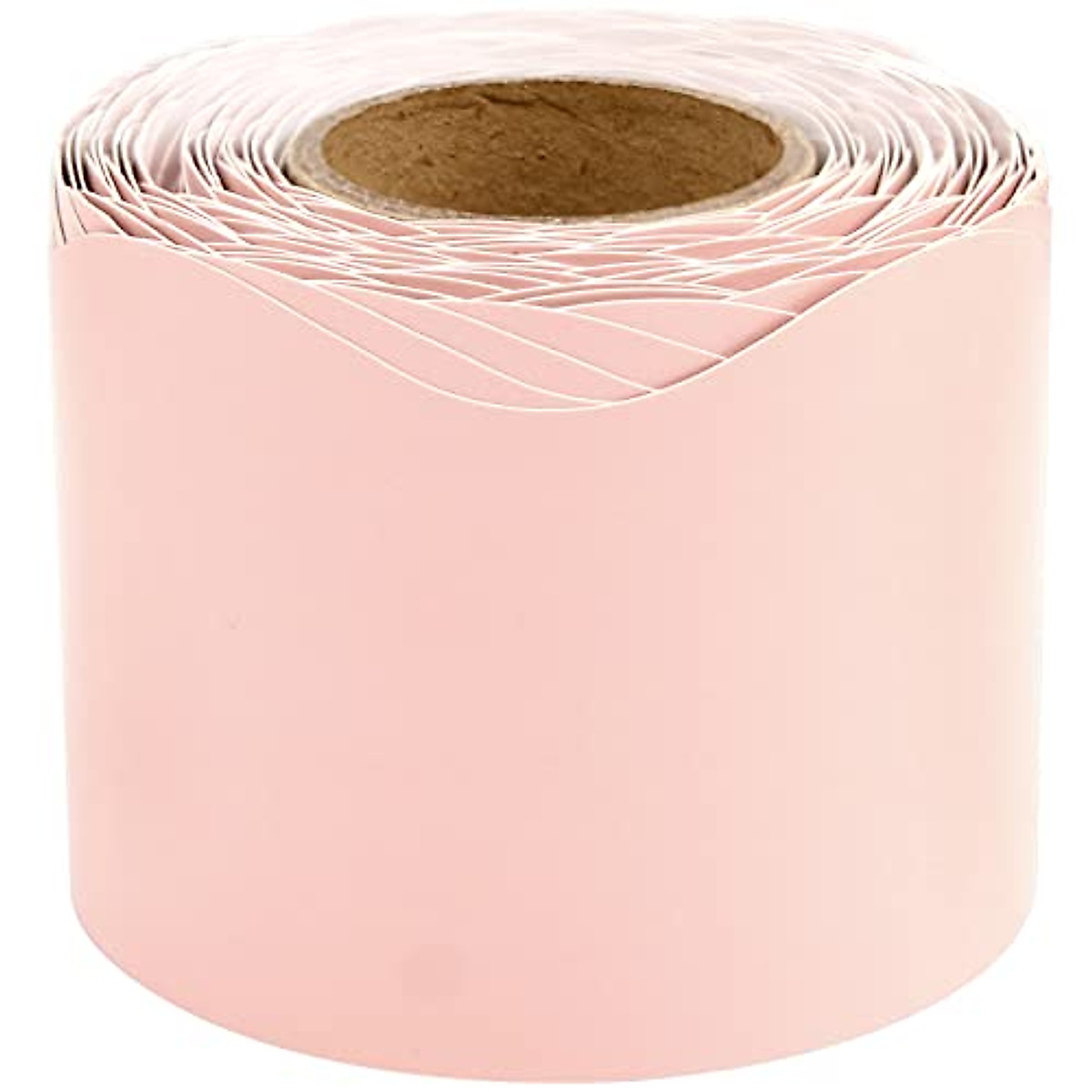 Blush Bulletin Board Border Pink Scalloped Border Trim for Classroom 52ft One Roll