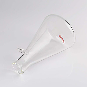 StonyLab 1000ml Borosilicate Glass Filtering Flask, Bolt Neck with Tubulation, 1L (1 Liter)