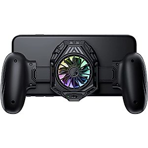 ELORES Mobile Phone Cooler, Cooling Gamepad with USB Fan, Game Controller for Mobile Phone Radiator