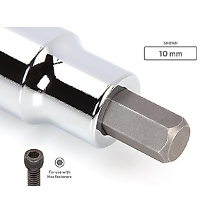 TEKTON 1/2 Inch Drive x 8 mm Hex Bit Socket | SHB23208