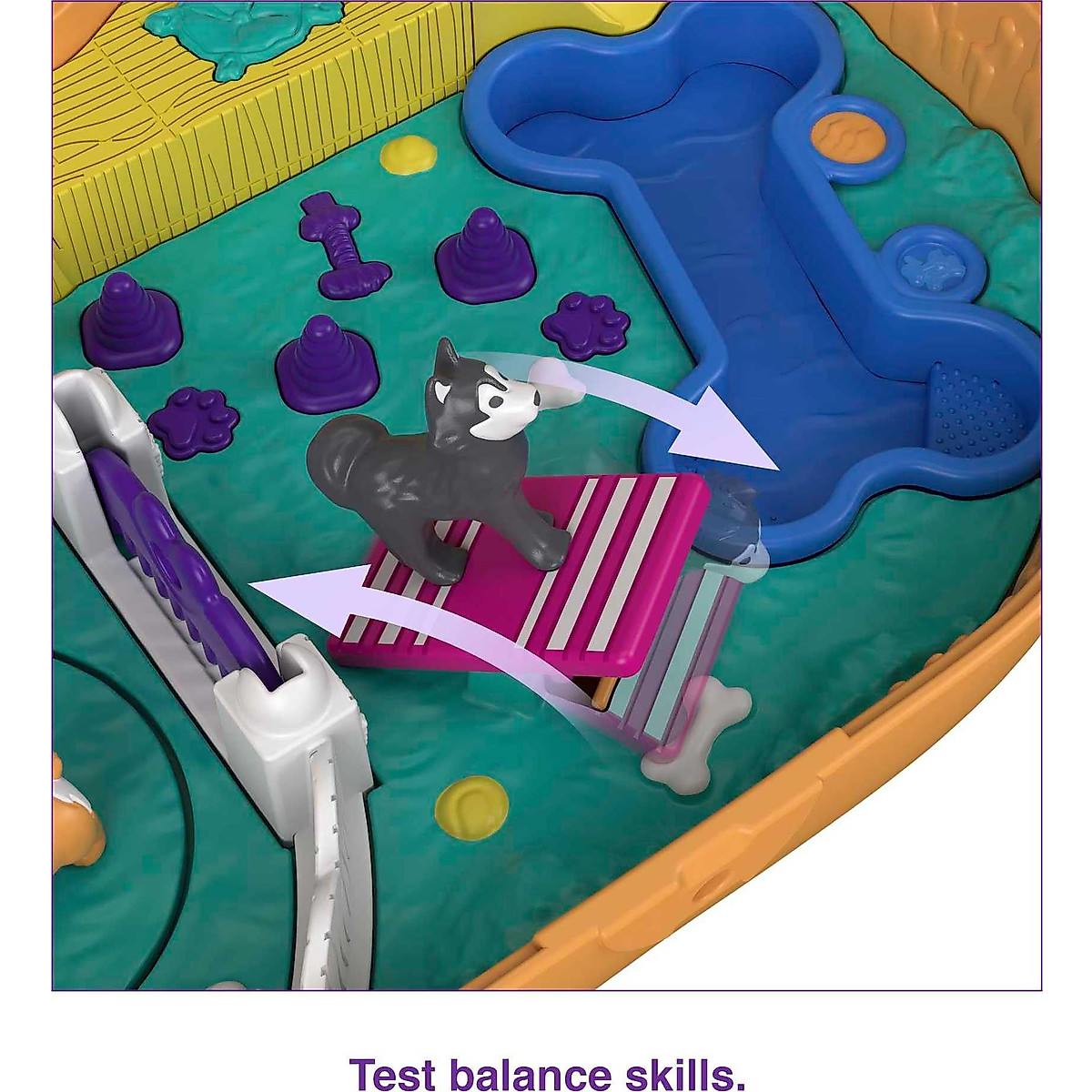 Polly Pocket Compact Playset, Corgi Cuddles with 2 Micro Dolls & Accessories, Travel Toys with Surprise Reveals (Amazon Exclusive)