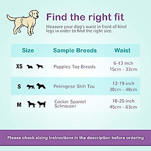 Pet Soft Disposable Male Dog Wraps - Dog Diapers for Male Dogs, Puppy Diapers 48pcs XSmall