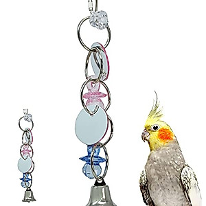 Bonka Bird Toys 1741 Mirror Mirror Small Medium Bird Toy Parrot Cage Craft Toys Cages African Grey Conure Cockatiel
