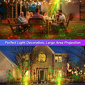 Laser Lights for Party, Disco Ball DJ Lights - Sound Activated Strobe Light, RGB Backgrounds Light for Glow Party Rave, Party Rave Light for Halloween Birthday Club Christmas Xmas Lights