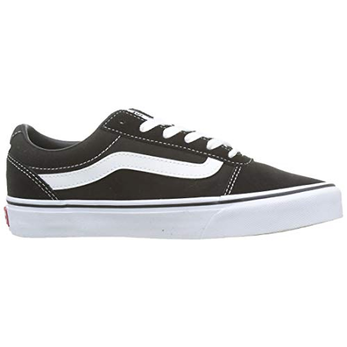 Vans Women’'s Ward Low-Top Sneakers, (Suede/Canvas) Black/White Iju, 5 UK 5 UK