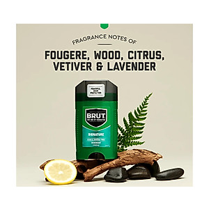 Brut Deodorant Oval Solid 2.25 Oz. (3 Pack)