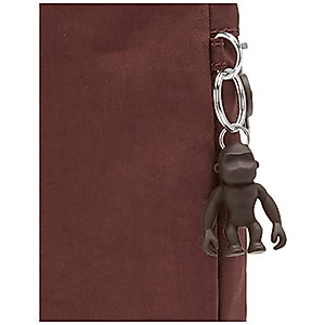 Kipling Womens WomenÂ’s Arto Crossbody Bag, Lightweight Everyday Purse, Casual Nylon Shoulder Bag, Mahogany, 11.5 L x 10.25 H 1.5 D US