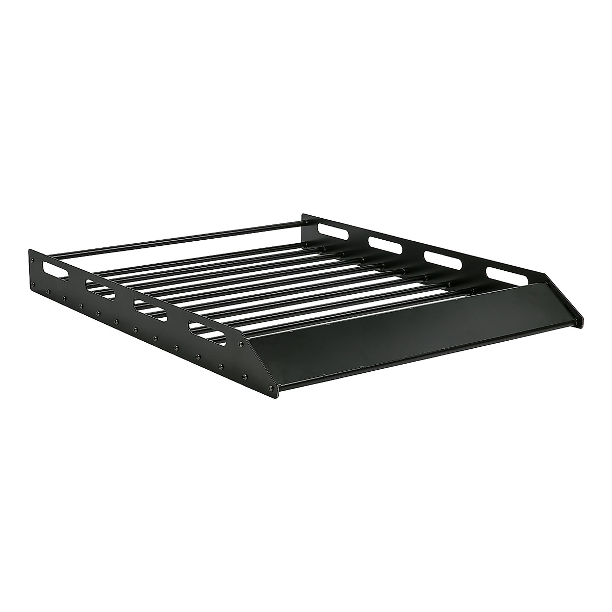 MPH Production Universal Roof Rack Cargo Basket, 350LB Heavy-Duty Rooftop Cargo Carrier, 48" x 38" x 5" Luggage Storage for Travel – Compatible with Truck, SUV, and Car