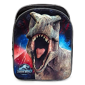 Jurassic World Backpack for Boys Kids ~ Deluxe 3D 16" Jurassic Park Backpack School Supplies