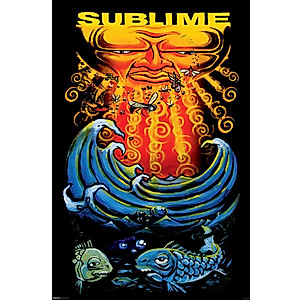 AllPosters Wall Poster Sublime- Sun & Fish, 24x36