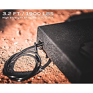 RPNB Portable Security Safe, Quick-Access Dual Firearm Safety Device with Quick Reliable Keypad Access