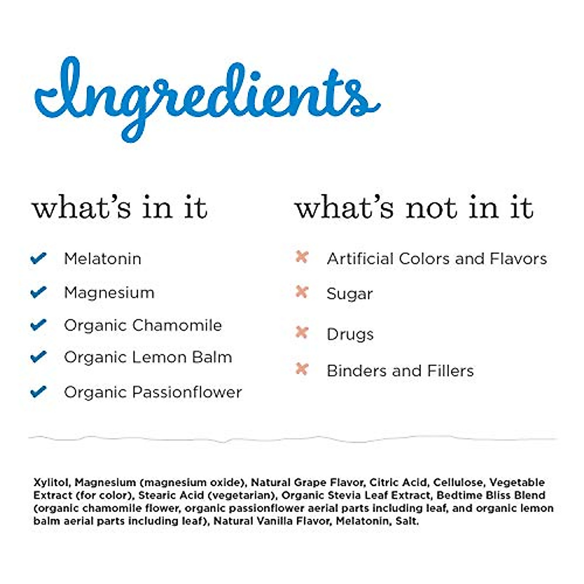 Mommy's Bliss Kids Sleep Chewable Tablets: Melatonin & Magnesium with Calming Herbs, Natural Sleep Aid , Grape Flavor, Sugar Free, Age 3+, (35 Servings)