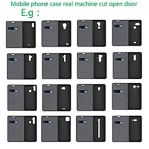 KJYFOANI for Infinix GT 10 Pro Wallet Case + Tempered Glass Screen Protector, Flip Folio Leather Cell Phone Cover with Credit Card Holder for Infinix GT 10 Pro (6.67") - Blue