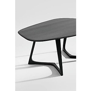 River 'Stone' Coffee Table. All solid Hardwood. Highest quality on Amazon.