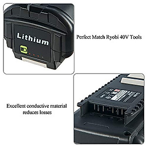 CELL9102 Replacement 4.0Ah 40V Lithium Battery for Ryobi Lawn Mower 40v Battery OP4015 OP4050A OP4040 OP4050 OP40201 OP40501