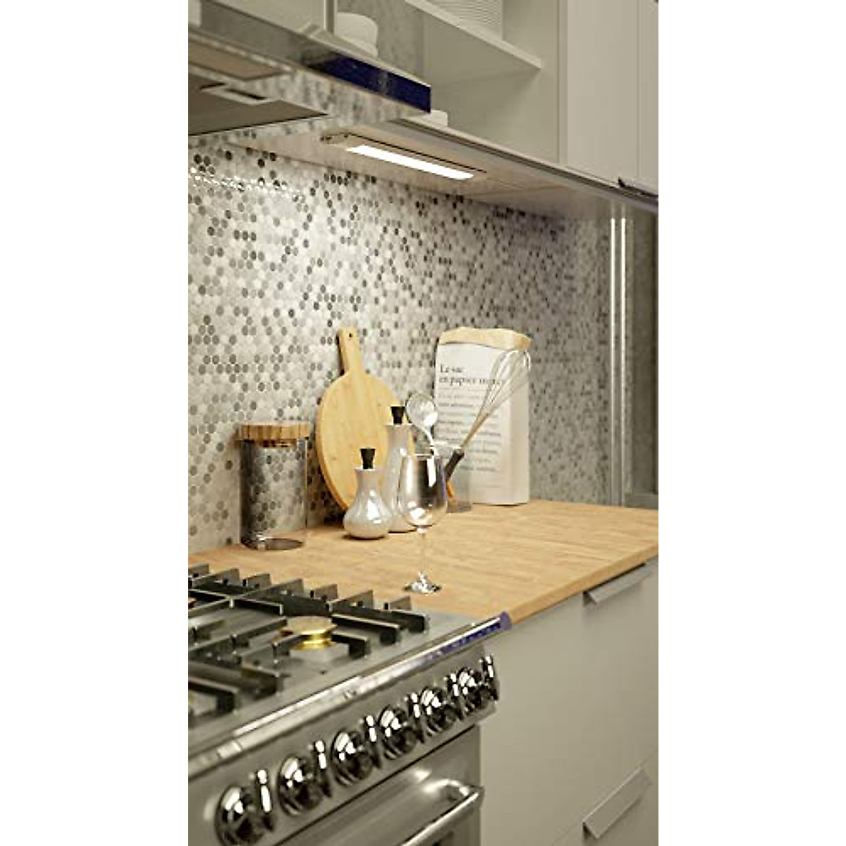 BAZZ 18 inch Selectable Motion Sensor Integrated LED Under Cabinet Light