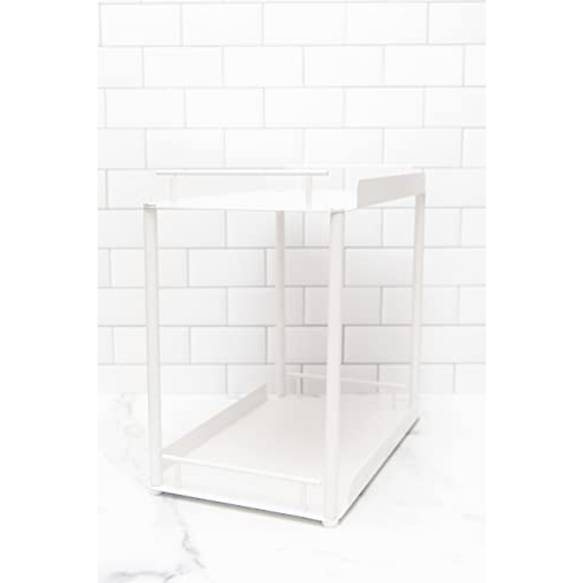 Buzzelli Company 2-Tier Standing Rack Countertop Storage Shelf, Organizer Holder