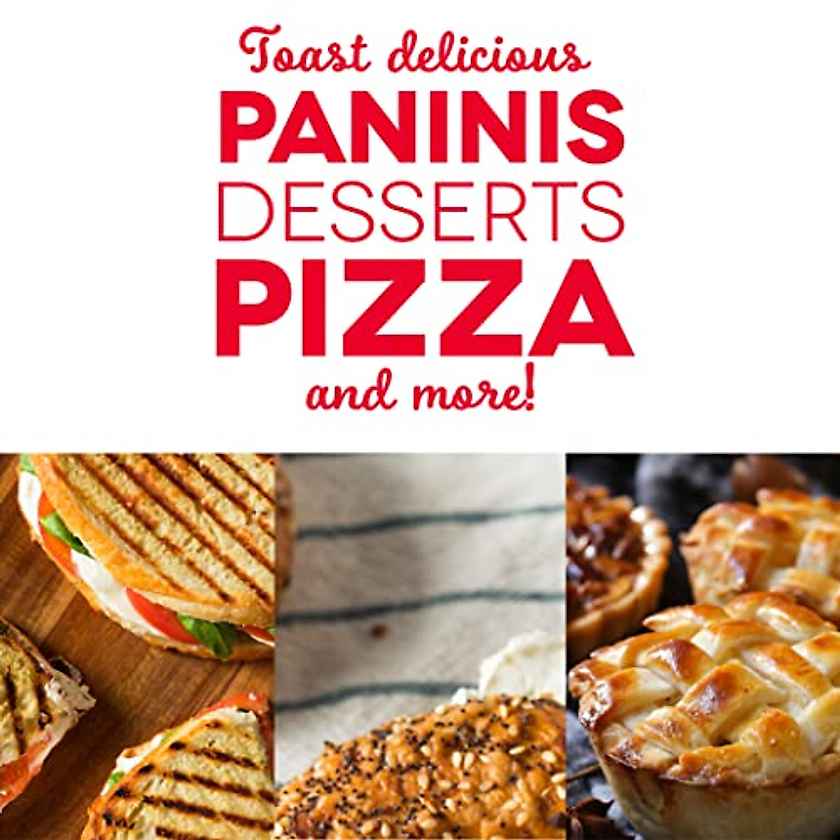 DASH Mini Toaster Oven Cooker for Bread, Bagels, Cookies, Pizza, Paninis & More with Baking Tray, Rack, Auto Shut Off Feature - Aqua