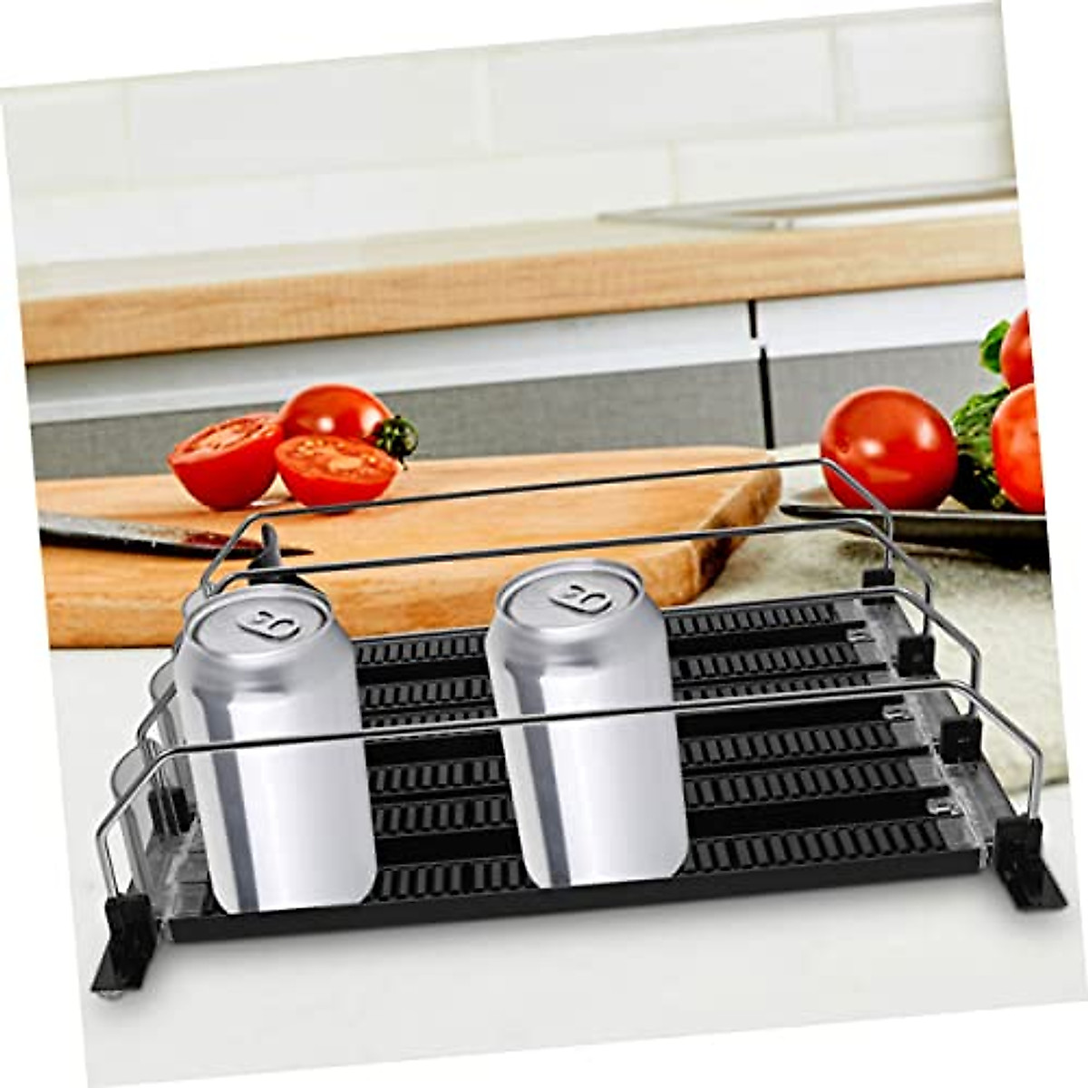 FUNOMOCYA 3pcs Drink Pusher A Vending Machine Mini Vending Machine Fridge Can Dispenser Drink Pusher Machine Shelf Drink Puller Beverage Shelf Glide Soda Bottle Abs Ball Freezer Organizer