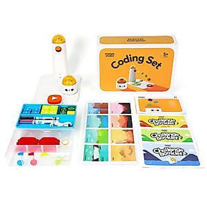 Matatalab Pro Set Coding Robot for Kids Ages 4+, STEM Educational Toy for Kids, Entry-Level Programming DIY Mechanical Building Blocks Robot, Learn to Code with Game