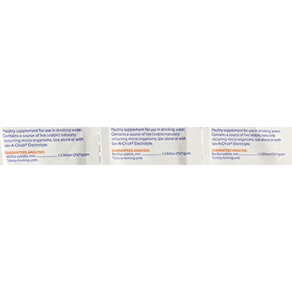 Sav-A-Chick 9 Probiotic Supplements-(3 Packages with 3 Packets, 3 Count (Pack of 3)
