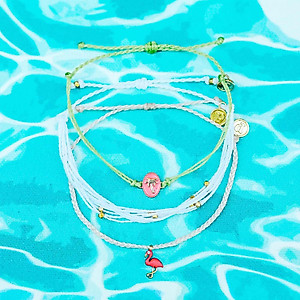 Pura Vida Bracelets Havana Nights Bracelet Pack- Stackable Bracelets for Women - Handmade Accessories, Adjustable Bands - Multicolor, Set of 3