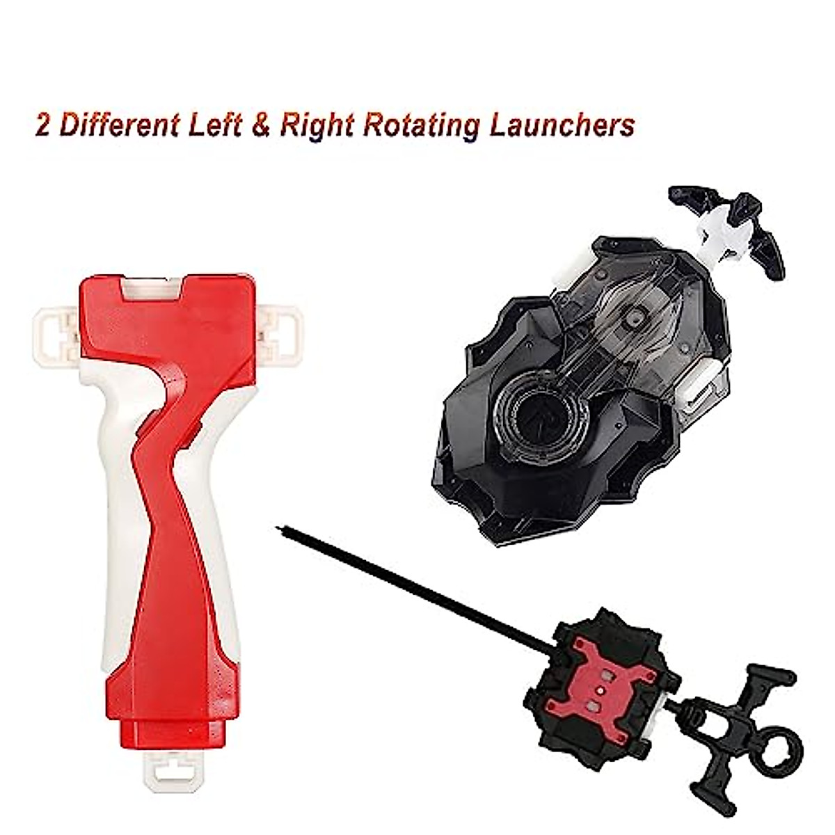 Battling Top Burst Stadium Battle Game Set,4 Spinning Tops 2 Launchers 1 Arena Combat Game,Battling Game Toys Birthday Gifts for 8-12 Boys Children Kids