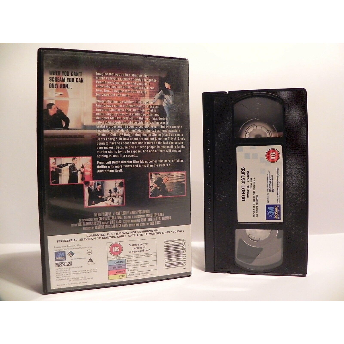 Do Not Disturb: Silent Witness (1999) Dutch / German Mystery by Dick Maas - VHS