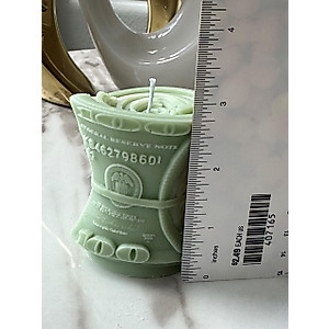 100 Dollar Bill/Money Candle, Natural Soy wax/Beeswax, Decorative Candle, Can be used as a Gift or home décor (No Fragrance)