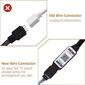 63 Inch LED TV Stand with Drawers,Modern Entertainment Center for TVs Up to 75’’,RGB Color Changing High Gloss TV Stand,Wood TV Console Cabinet for Gaming Living Room Bedroom and Office Black