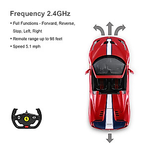 Rastar RC Car | Radio Remote Control Car 1/14 Scale Ferrari 458 Special A, Model Toy Car for Kids, Auto Open & Close, Red