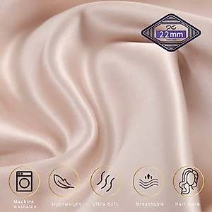 PROMEED Oeko Certified 22 Momme Silk Crib Duvet Cover for Toddler Bed, 100% Grade 6A Natural Silk Baby Crib Bedding for Kids Neutral, Hidden Zipper (Champagne, Crib)