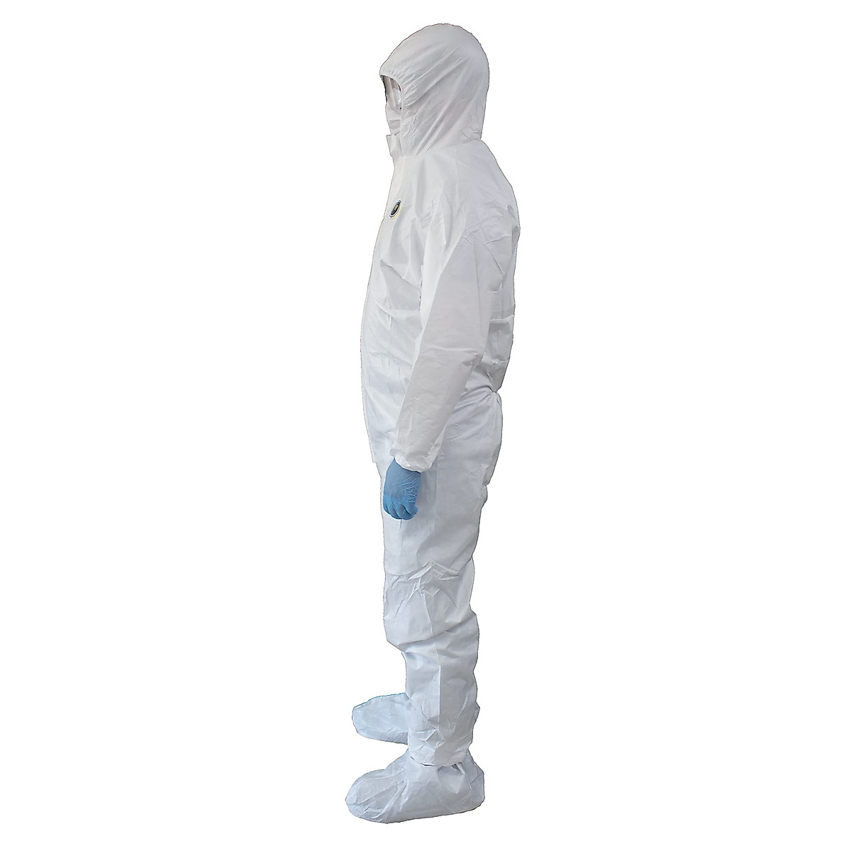 NOW INTERACTIVES YLD Disposable Protective Coverall Hazmat Suit, Heavy Duty Painters Coveralls (Medium) (1 pc)